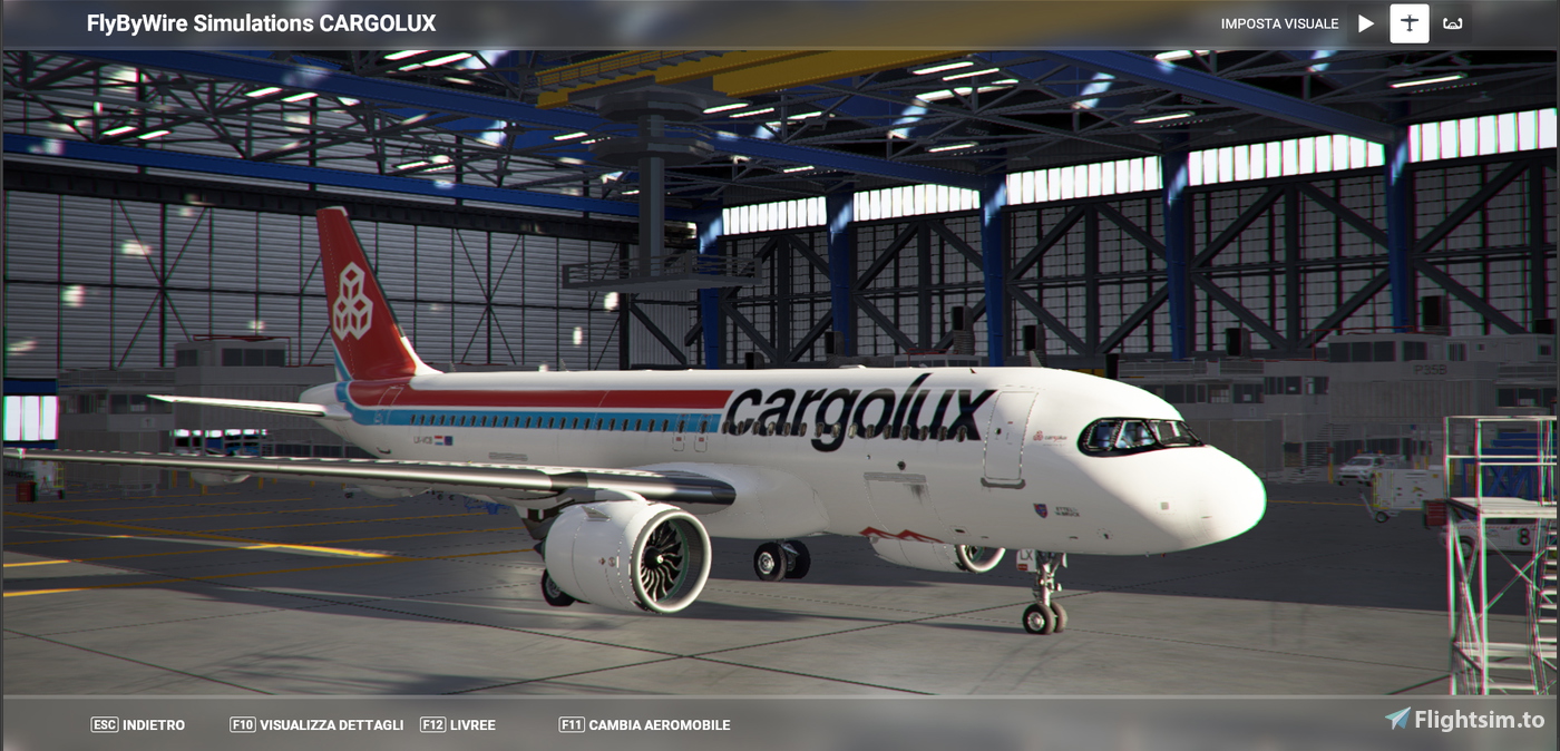 [A32NX] FlyByWire and all mod | Airbus A320neo CARGOLUX | in [8k ...