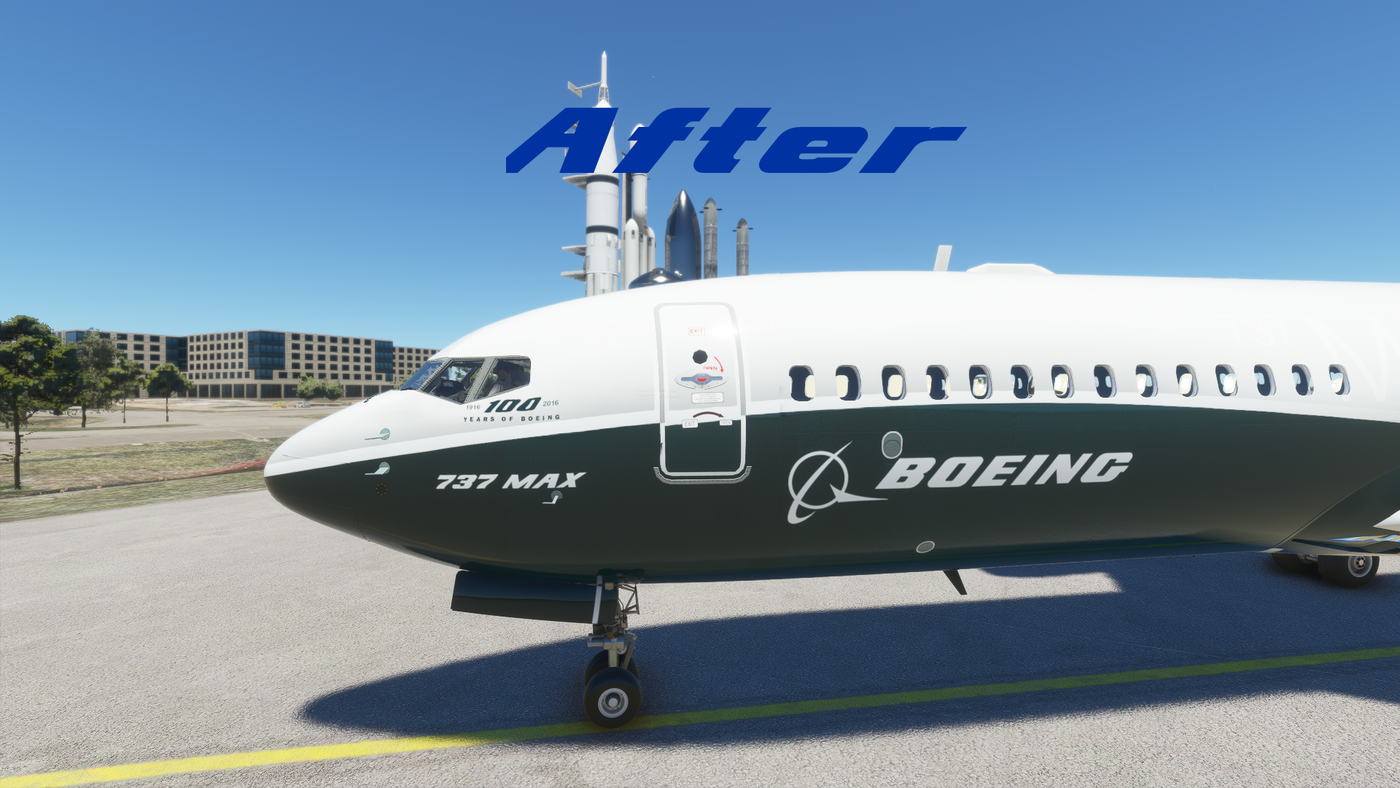 Improved House Livery Bredok3d Boeing 737 MAX 8 (100 Years of Boeing ...