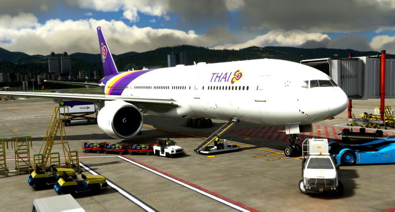 Threads - CS | Boeing 777-200ER Thai Airways [4K/8K] (With Interior ...