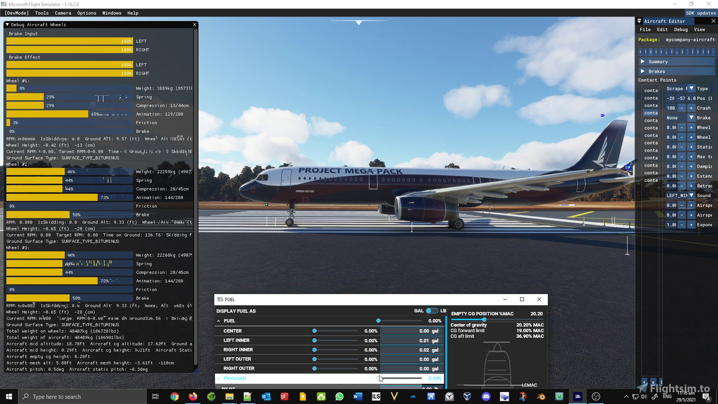 PMP A321 Flight model improvement mod for Microsoft Flight Simulator | MSFS