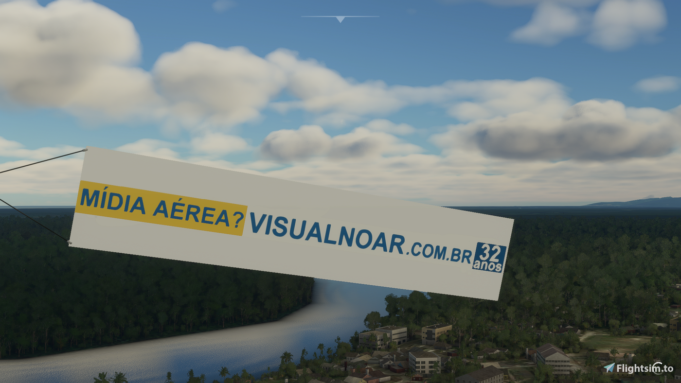 Banner Tow C152 - Visual No Ar banner for Microsoft Flight Simulator | MSFS
