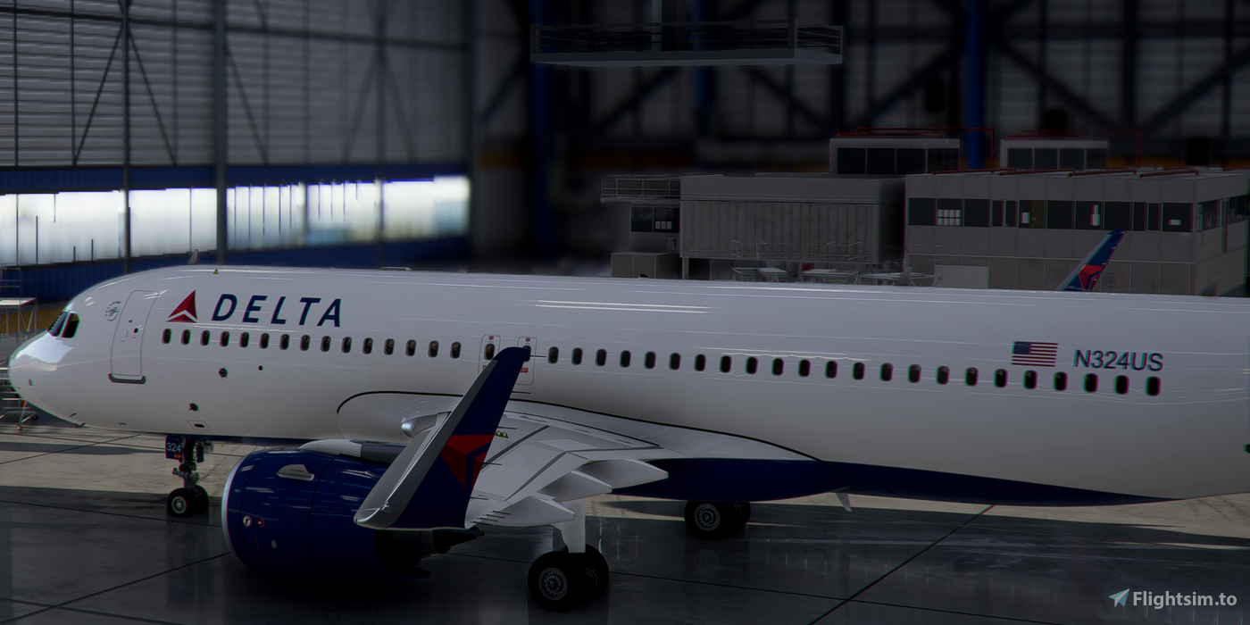 [A32NX] FlyByWire | Airbus A320neo DELTA AIRLINES N324US in 8k for ...