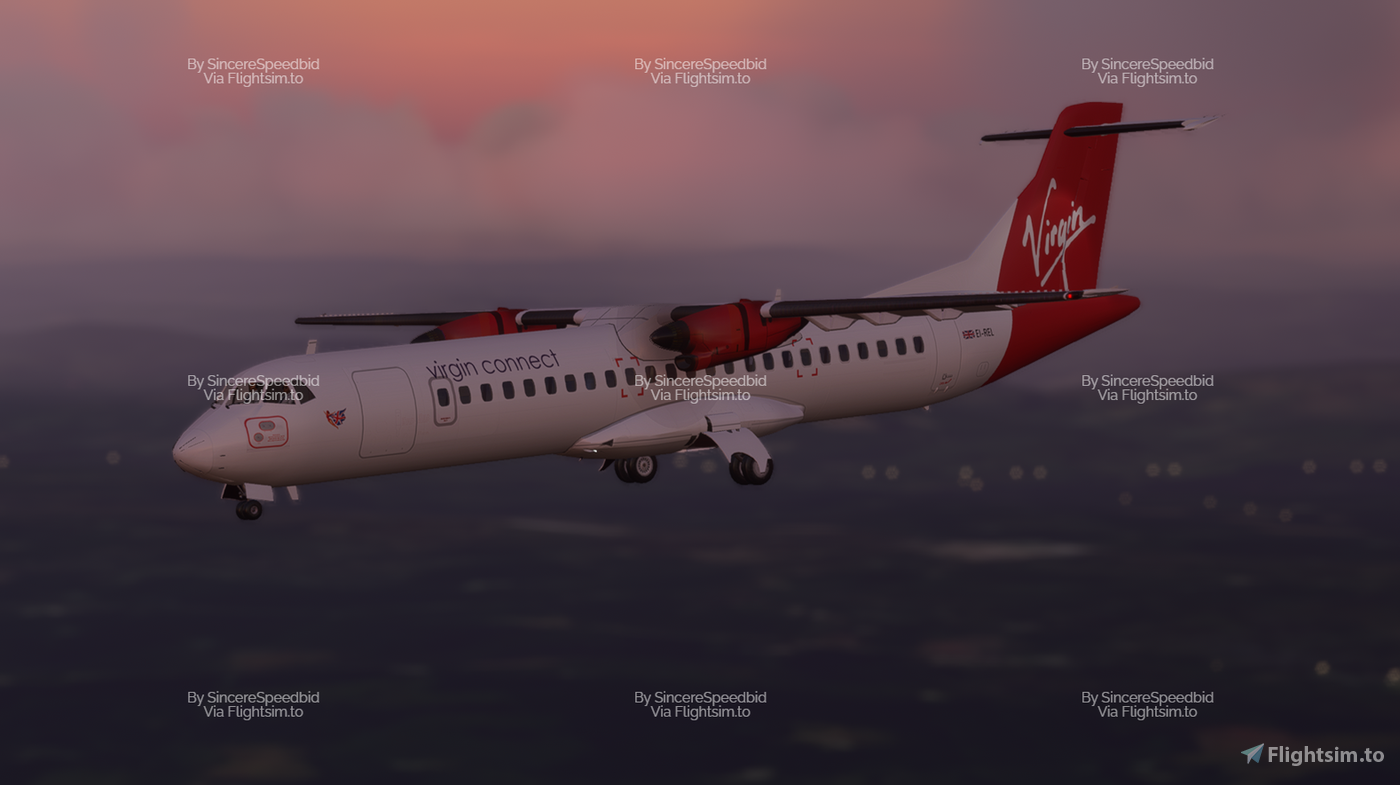 Virgin Connect | ATR 72-600 [Concept] for Microsoft Flight Simulator | MSFS