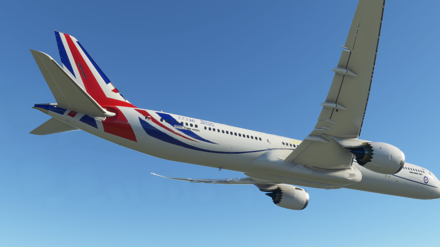 Boeing 787 RAF Voyager Vespina 对于 Microsoft Flight Simulator | MSFS