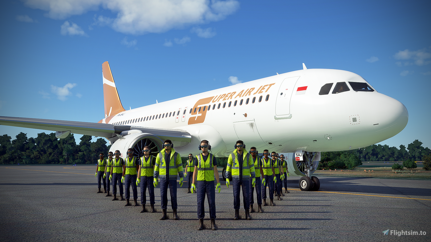 Super Air Jet Airbus A320 for Microsoft Flight Simulator | MSFS