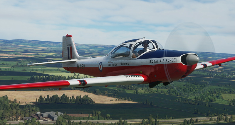 Piaggio P149 RAF Trainer for Microsoft Flight Simulator | MSFS