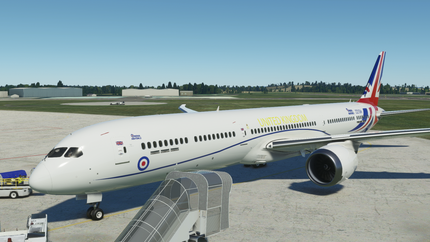 Boeing 787 RAF Voyager Vespina 对于 Microsoft Flight Simulator | MSFS
