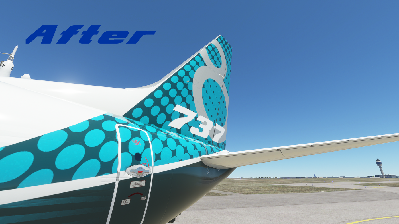 Improved House Livery Bredok3d Boeing 737 MAX 8 (100 Years of Boeing ...