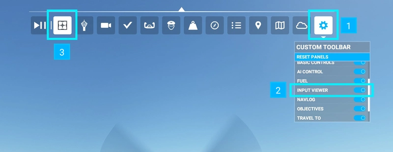 Input Viewer for Microsoft Flight Simulator | MSFS
