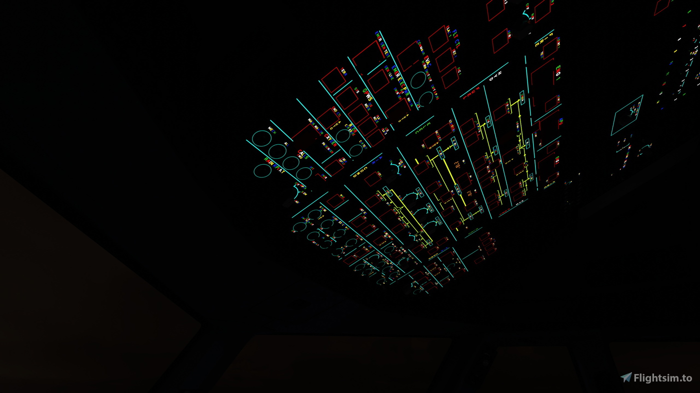 A320NX FBW RGB Cockpit (Rainbow Lighting) for Microsoft Flight ...
