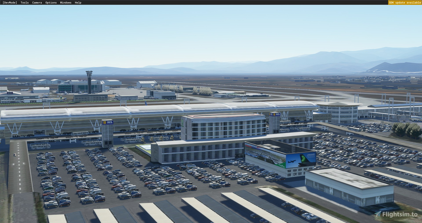 SCEL Old generation 3D building replace for Microsoft Flight Simulator ...