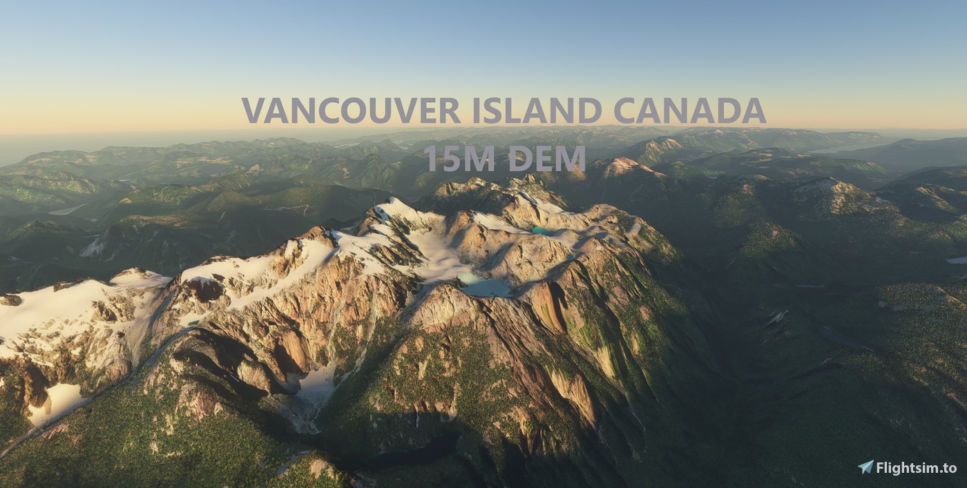 Vancouver Island, Canada, 15m DEM - High Resolution Terrain Elevation ...