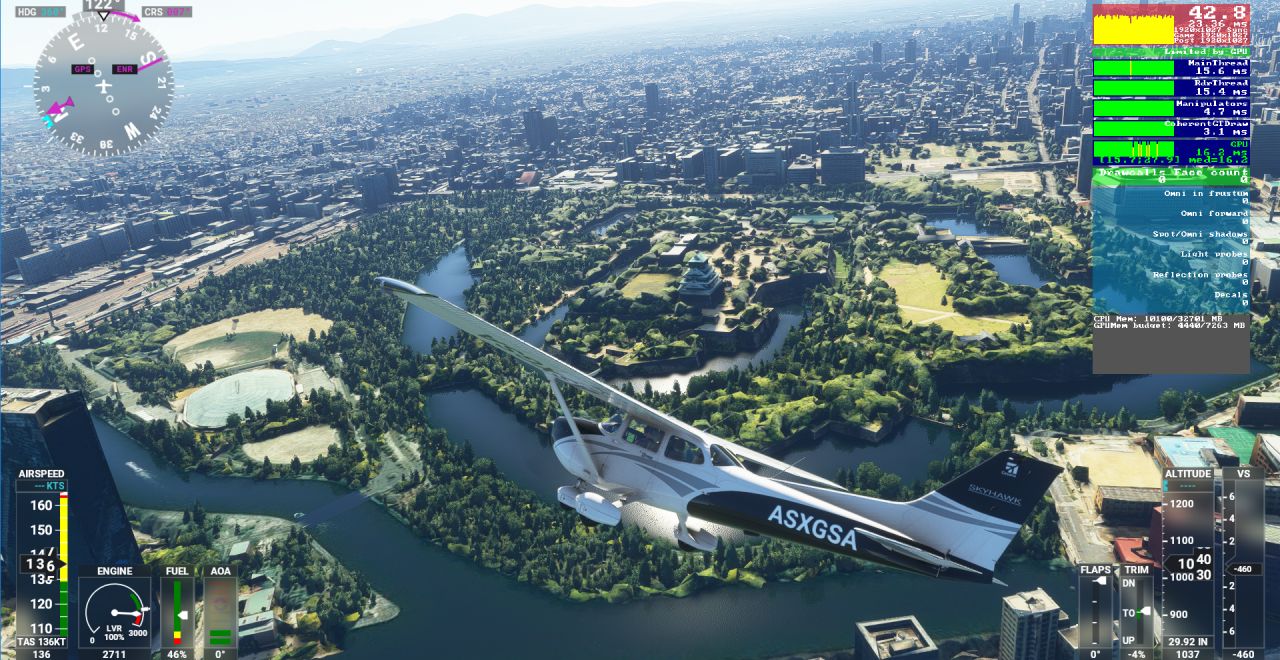 Osaka City and Osaka RWY32L Scenery Ver3_0 for Microsoft Flight ...