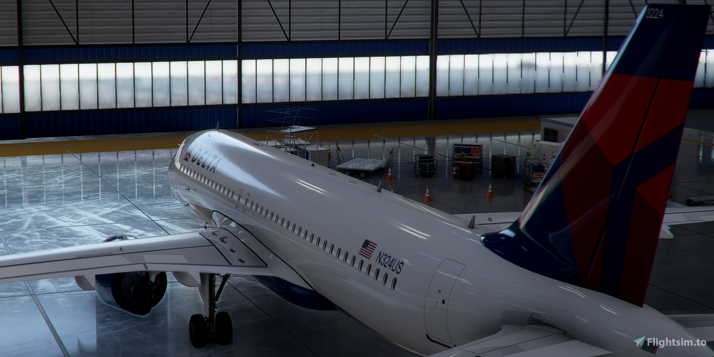 [A32NX] FlyByWire | Airbus A320neo DELTA AIRLINES N324US in 8k for ...