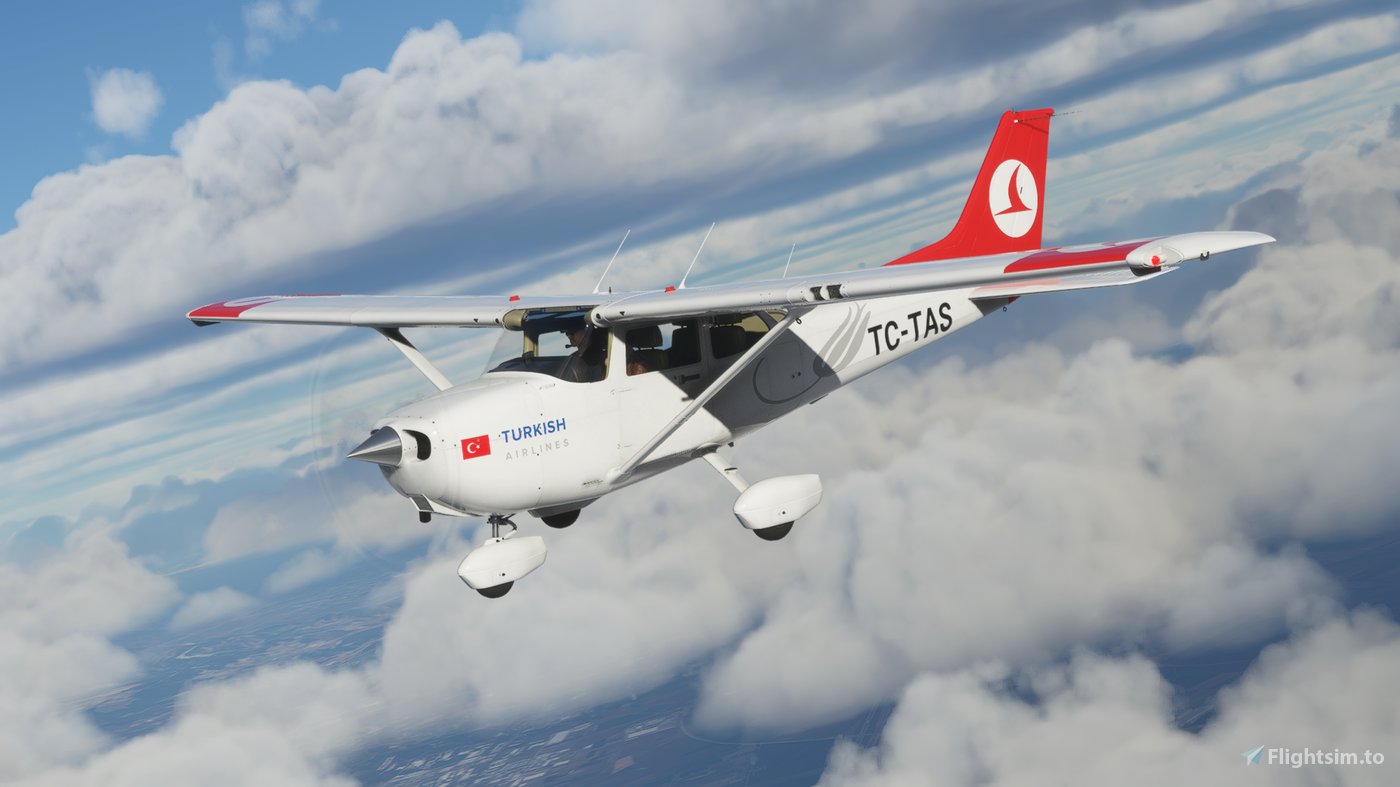 Turkish Airlines Flight Academy For C172 TC-TAS for Microsoft Flight ...