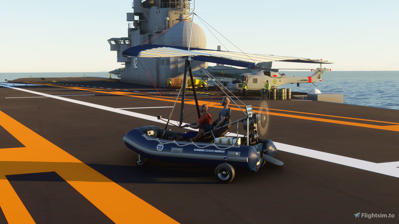 Bluemesh Ultralight Flying Boat Gendarmerie for Microsoft Flight ...