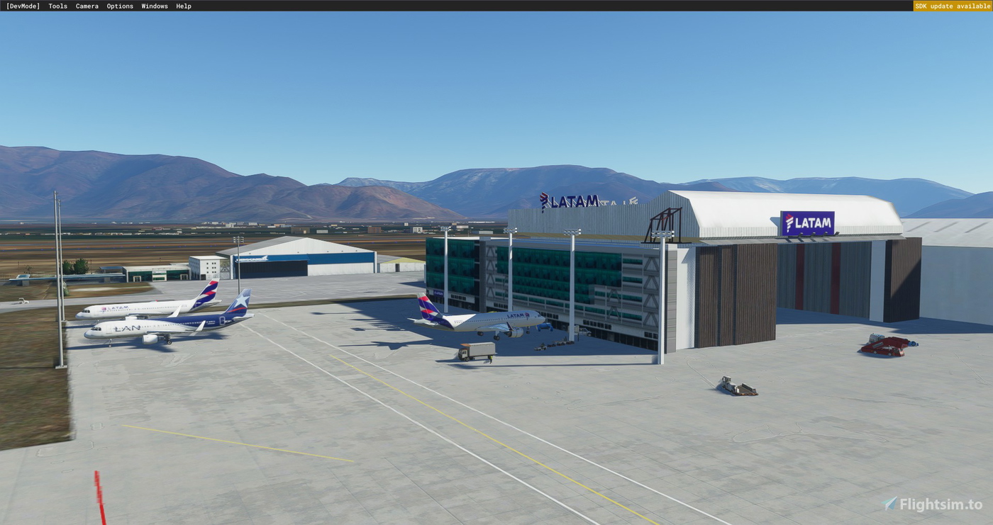 SCEL Old generation 3D building replace for Microsoft Flight Simulator ...
