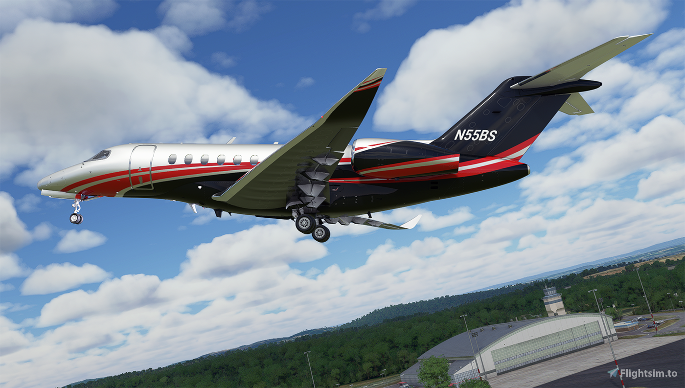 Cessna Citation Longitude N55BS for Microsoft Flight Simulator | MSFS