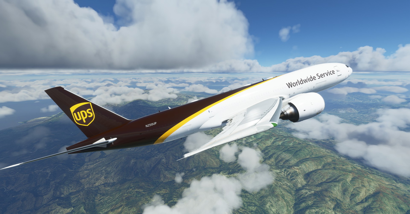 United Parcel Service (UPS) CaptainSim 777-200F (P2F) for Microsoft ...