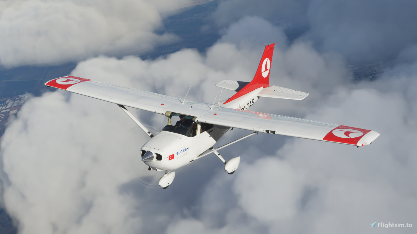 Turkish Airlines Flight Academy For C172 TC-TAS for Microsoft Flight ...