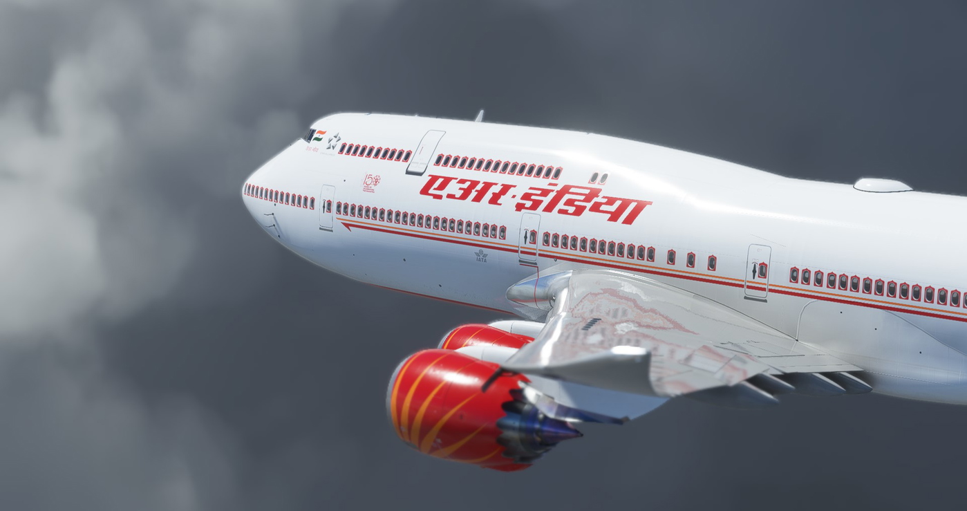 [ULTRA][NO-MIRROR] Asobo Boeing 747-8i Air India Livery (VT-EVB) for ...