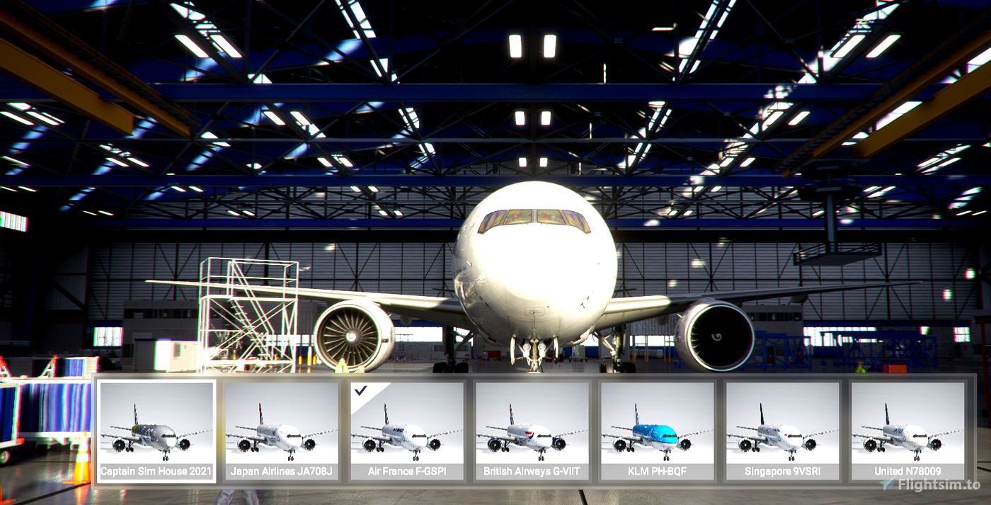 Captain Sim 777-200ER Enhanced Thumbnails! のために Microsoft Flight ...