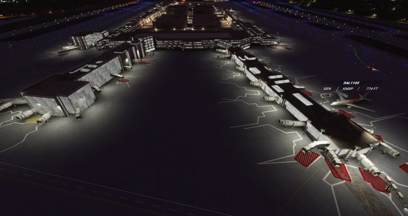 KMSP Minneapolis International Airport for Microsoft Flight Simulator ...