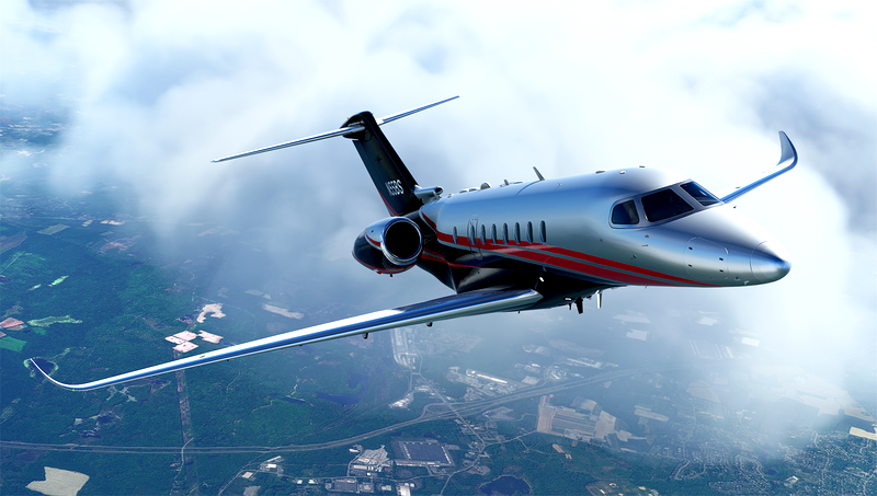 Cessna Citation Longitude N55BS for Microsoft Flight Simulator | MSFS