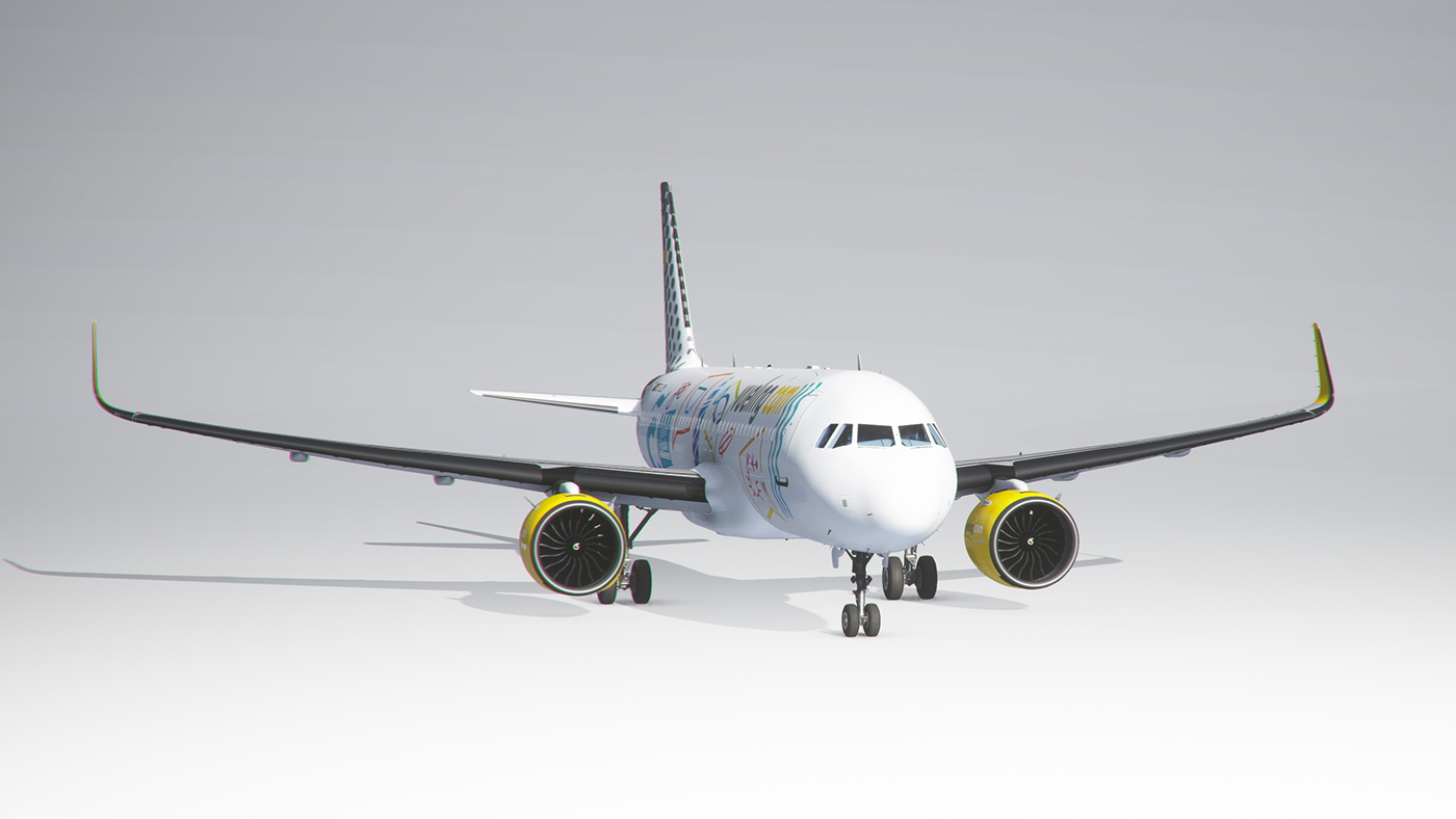 [A32NX] A320 Vueling Airlines TC Livery - FlyByWire version for ...