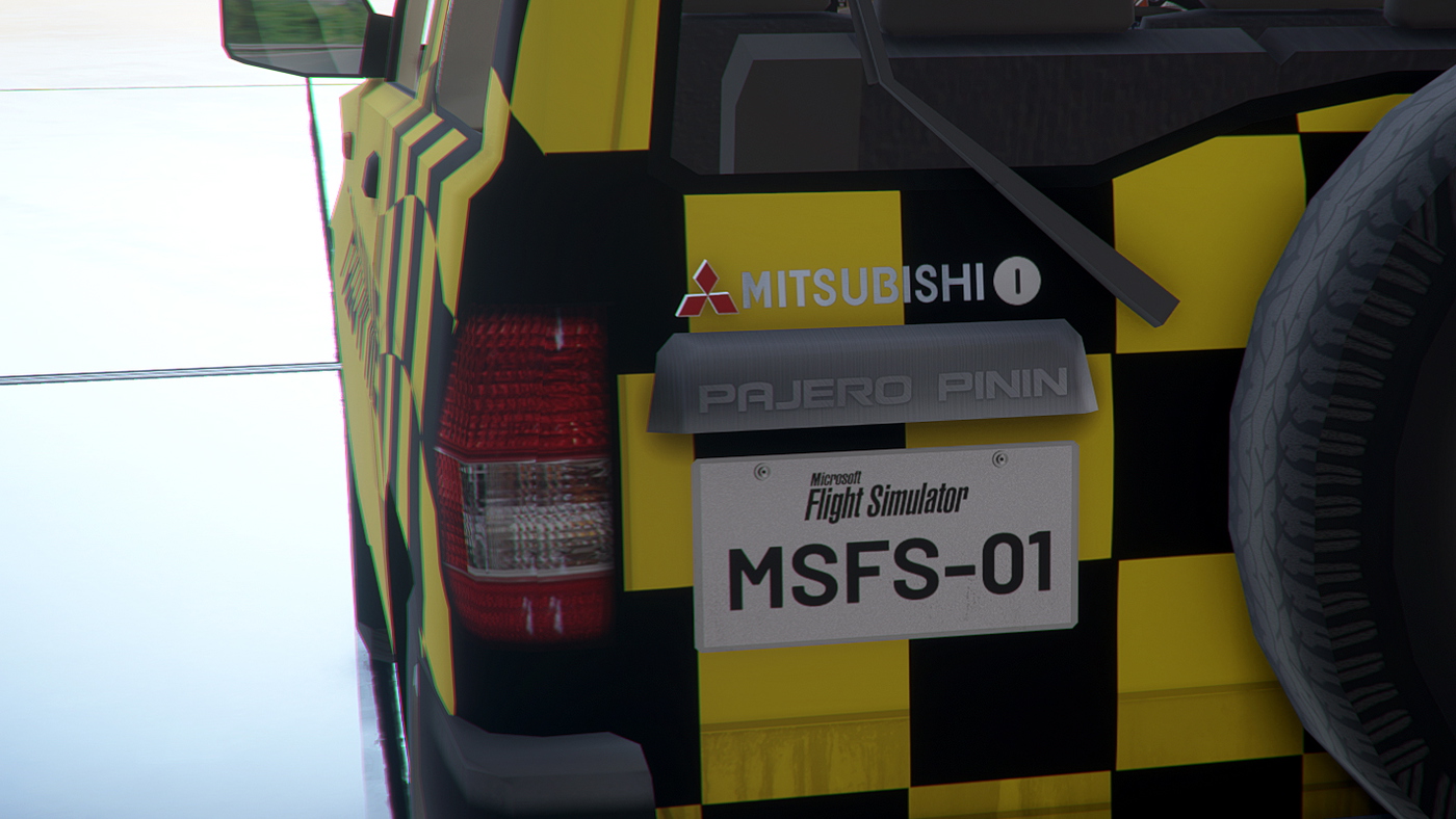 Follow Me Car - Remastered Pajero MSFS-01 for Microsoft Flight ...
