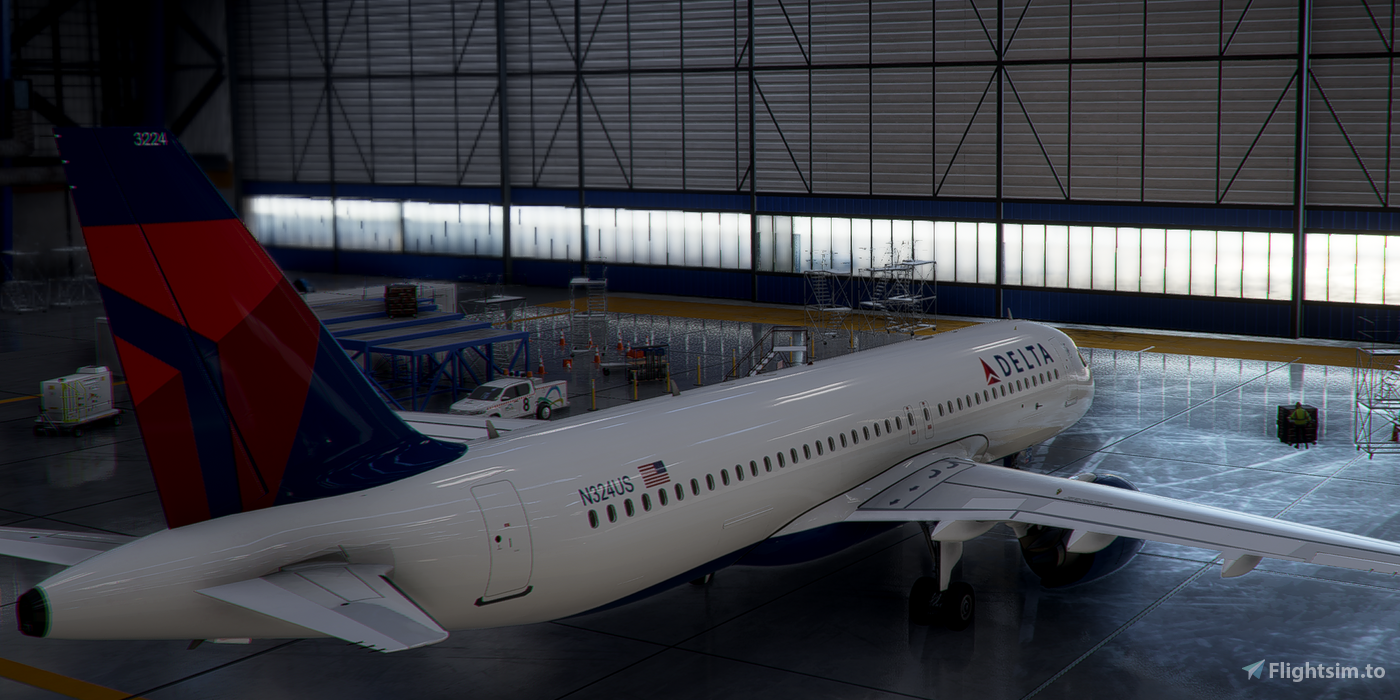 [A32NX] FlyByWire | Airbus A320neo DELTA AIRLINES N324US in 8k for ...