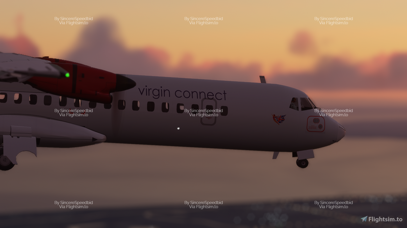 Virgin Connect | ATR 72-600 [Concept] for Microsoft Flight Simulator | MSFS
