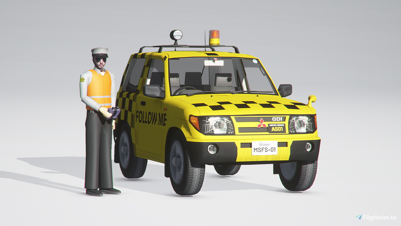 Follow Me Car - Remastered Pajero MSFS-01 for Microsoft Flight ...