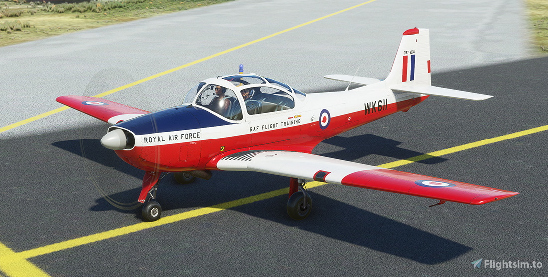 Piaggio P149 RAF Trainer for Microsoft Flight Simulator | MSFS