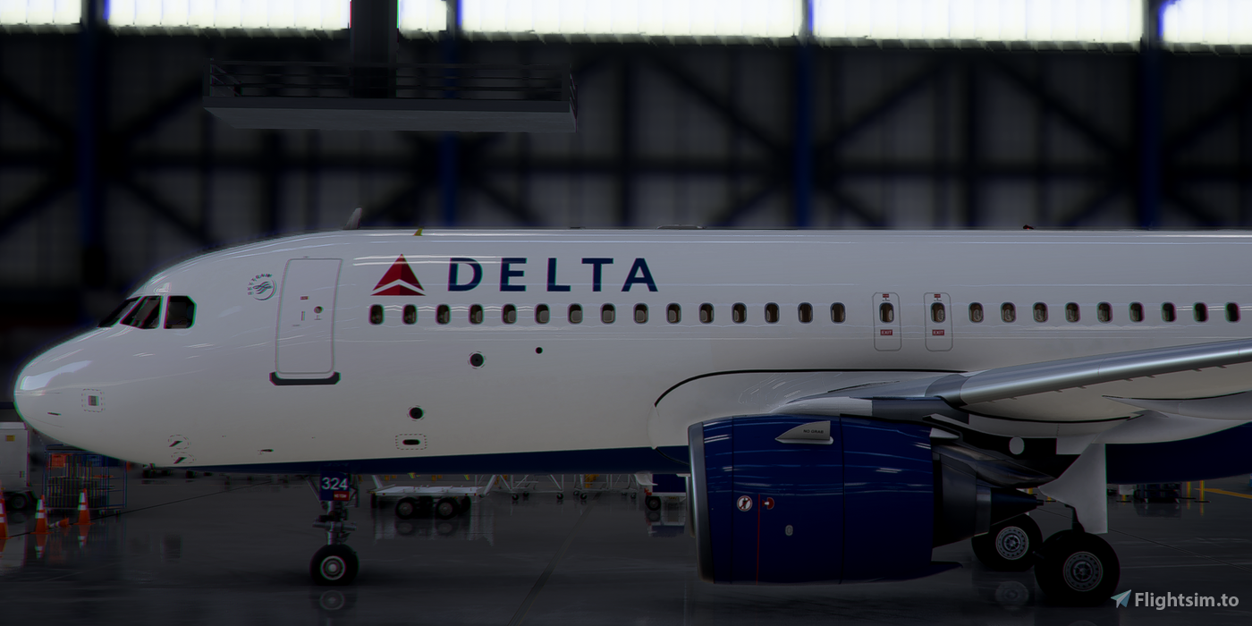 [A32NX] FlyByWire | Airbus A320neo DELTA AIRLINES N324US in 8k for ...