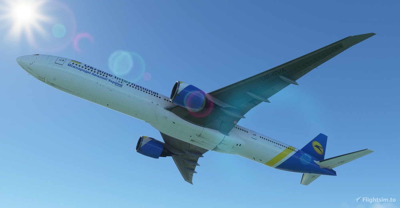 Ukraine International Airlines / UIA CaptainSim 777-300ER for Microsoft ...