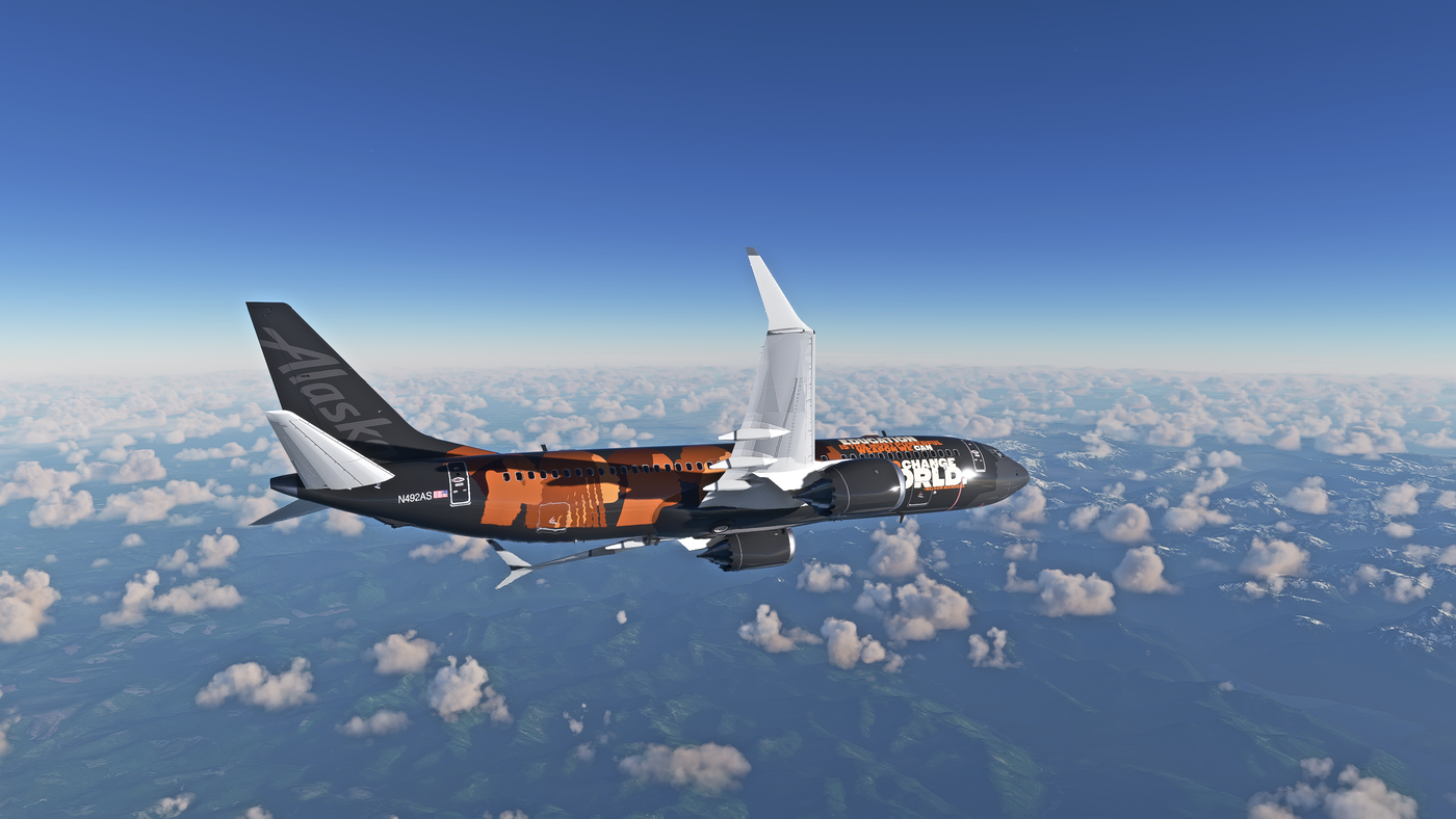 Alaska "UNCF" [8K] - B737 MAX for Microsoft Flight Simulator | MSFS