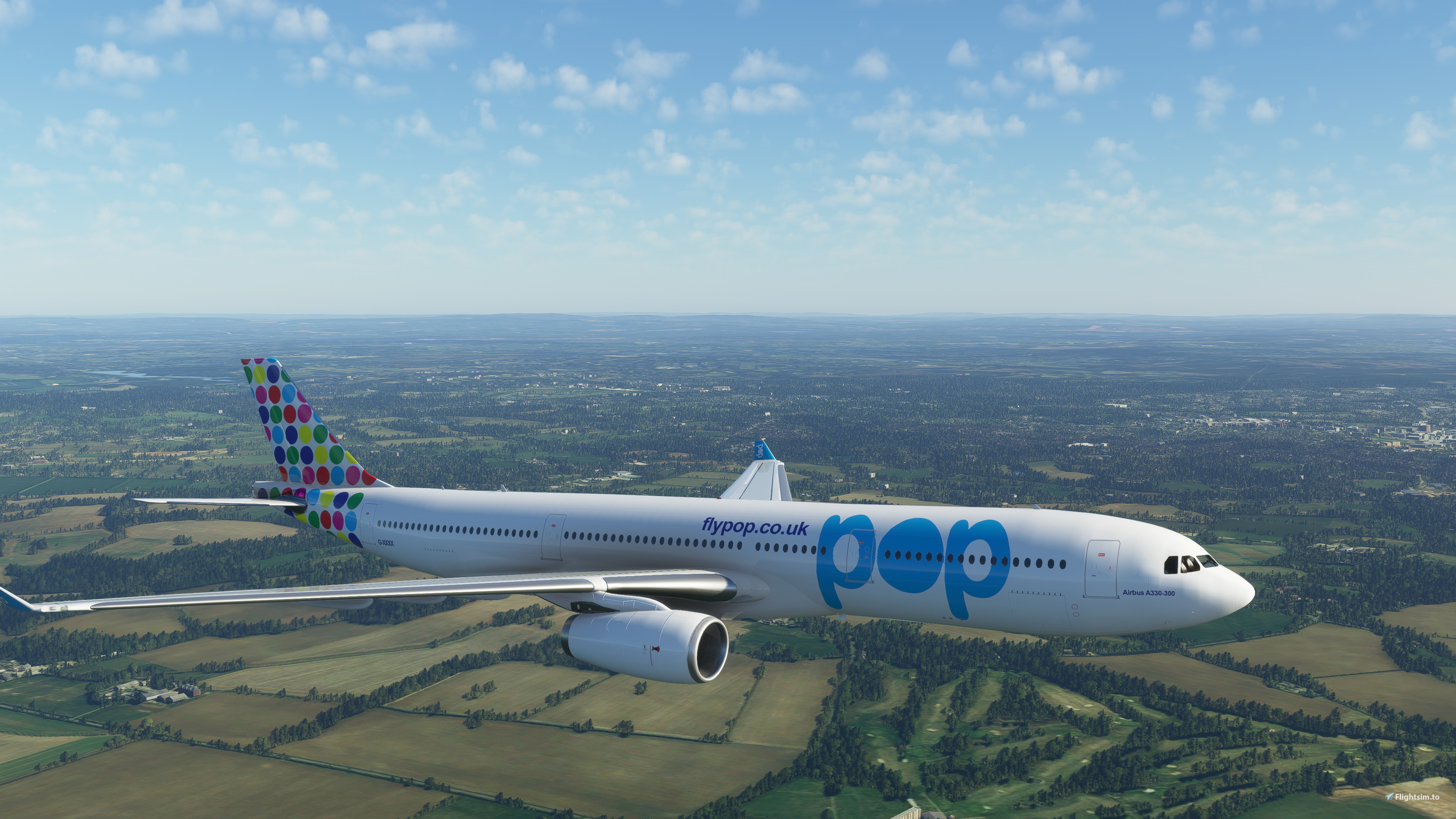 PMP Airbus A330 Flypop [8K Livery] - MSFS Add-on - Flightsim.to