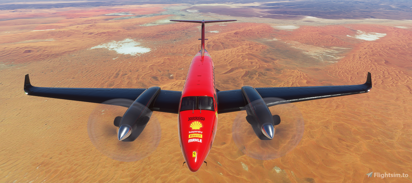 Ferrari F1 King Air 350i for Microsoft Flight Simulator | MSFS