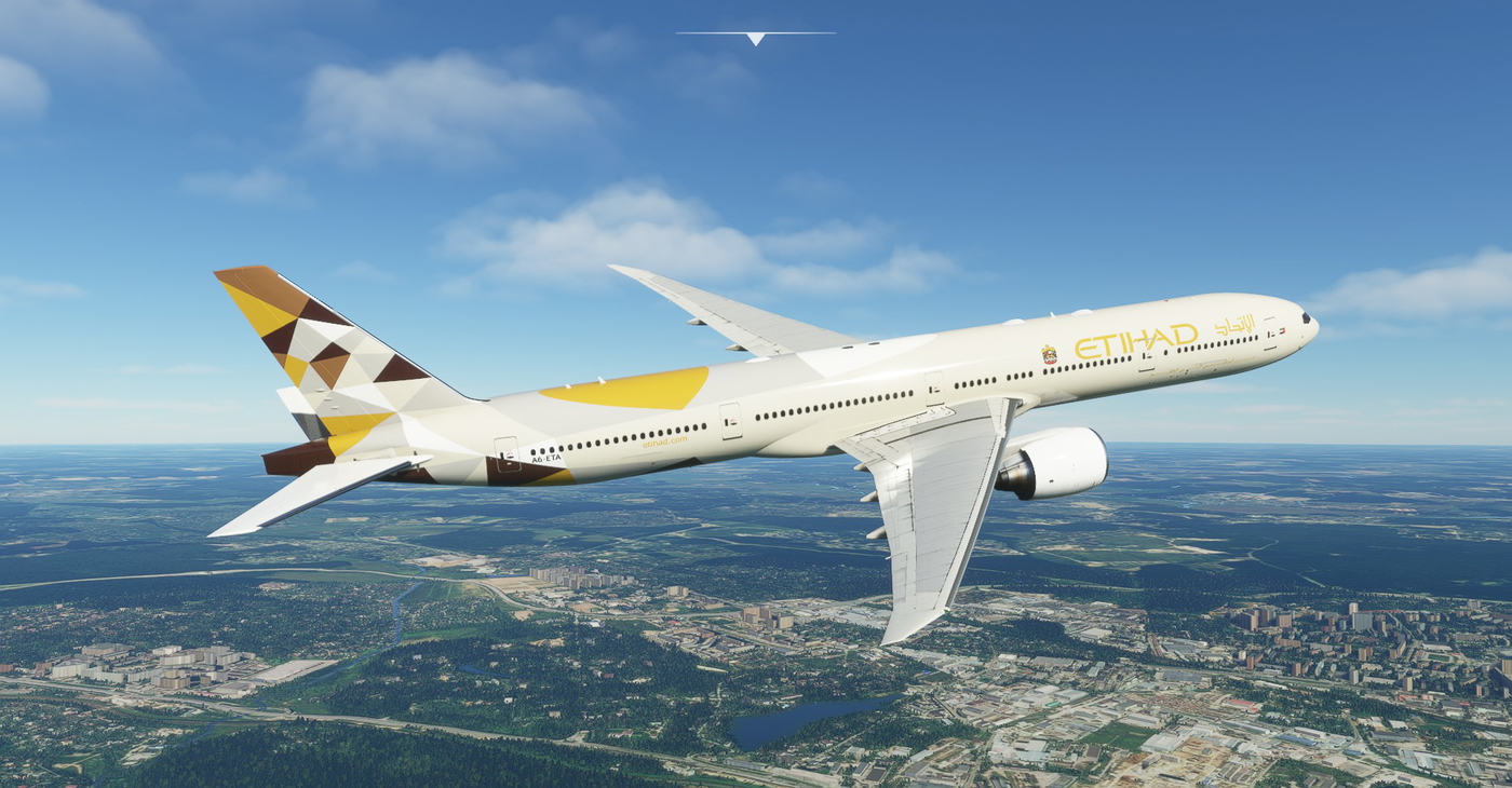 Etihad Airways CaptainSim 777-300ER 8K for Microsoft Flight Simulator ...
