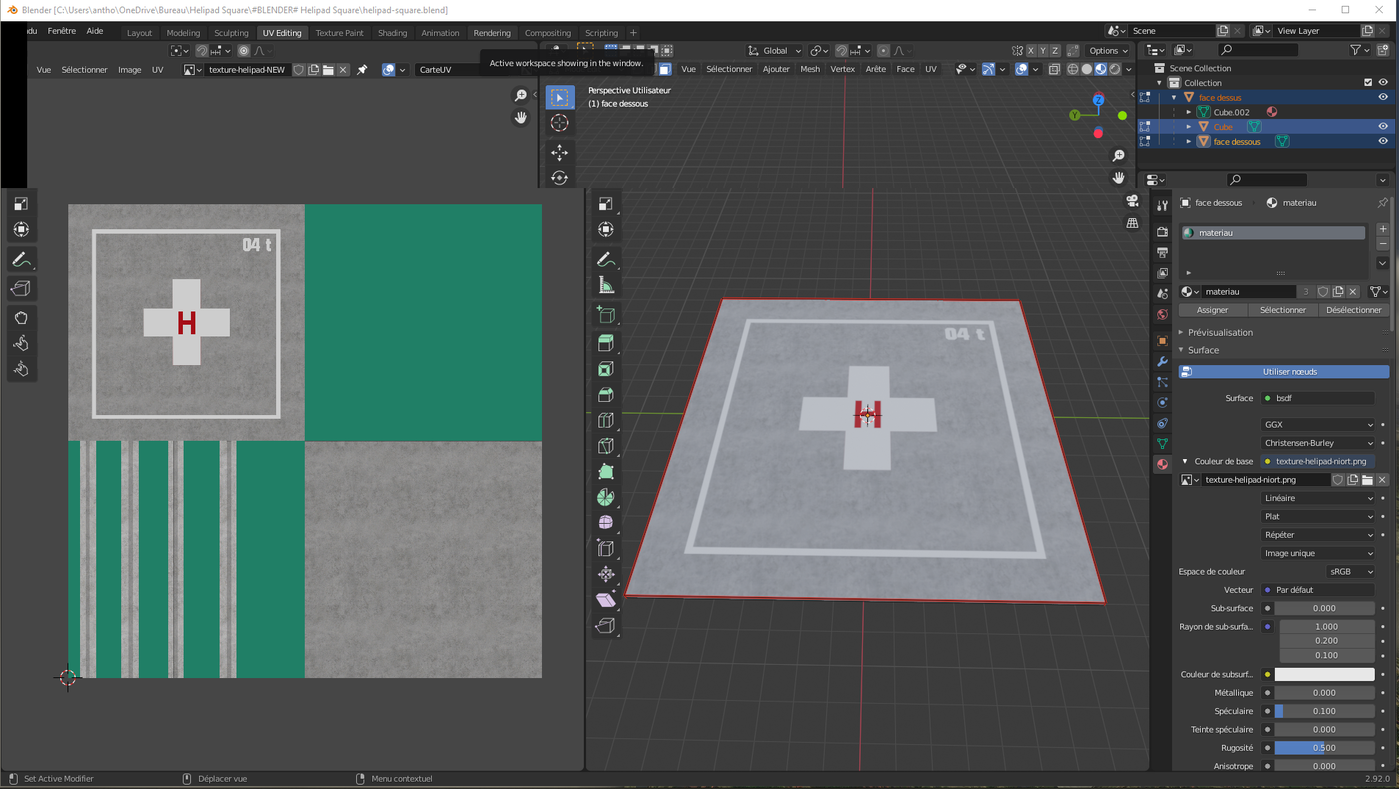 Texture for the helipad square of GBHZ35 for Microsoft Flight Simulator ...