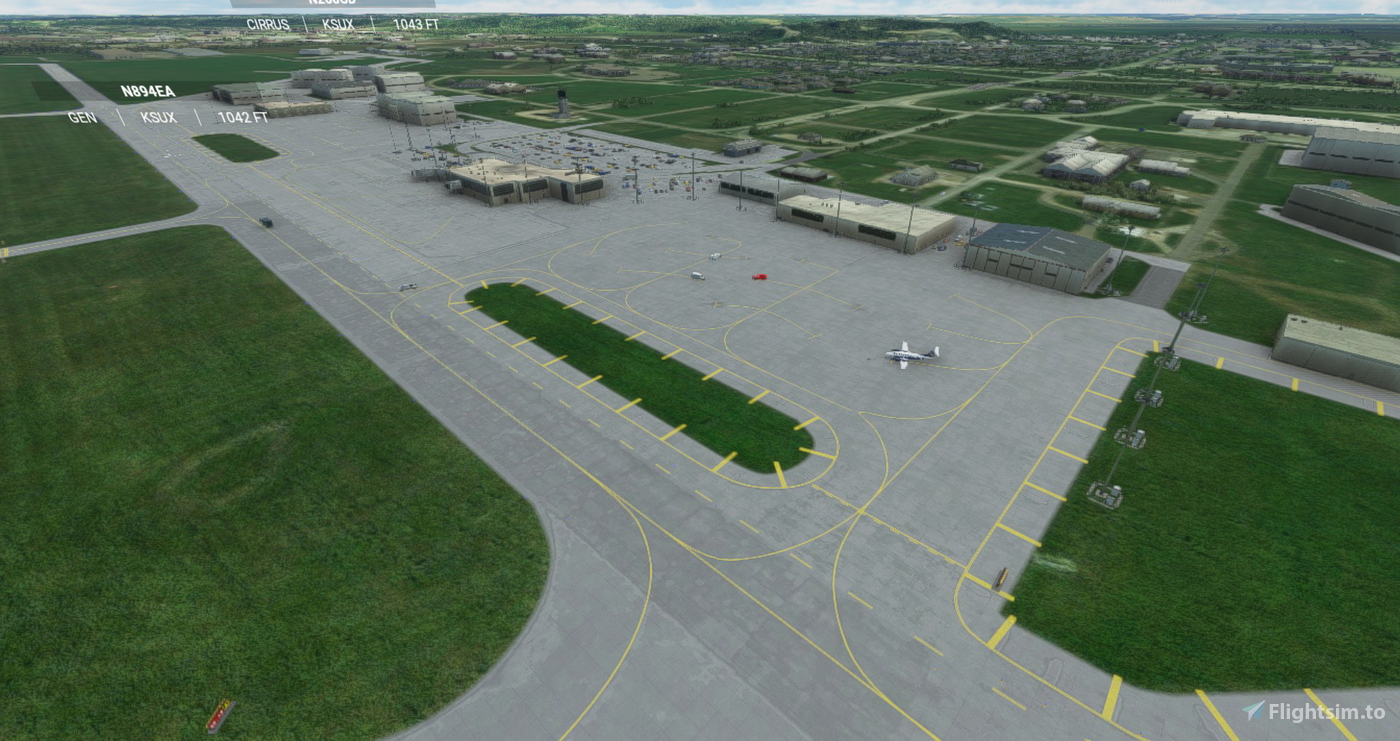 KSUX Sioux Gateway Airport for Microsoft Flight Simulator | MSFS