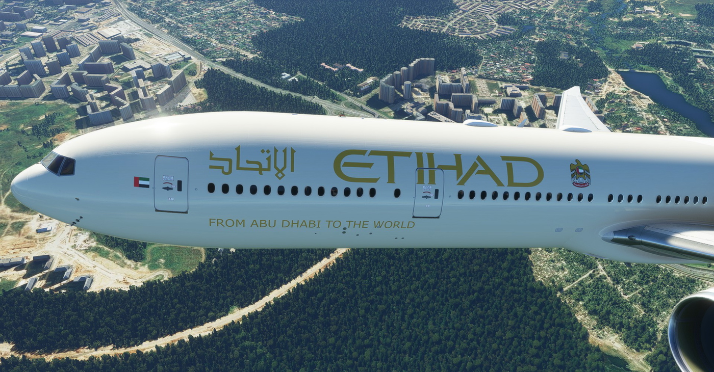 Etihad Airways CaptainSim 777-300ER 8K for Microsoft Flight Simulator ...