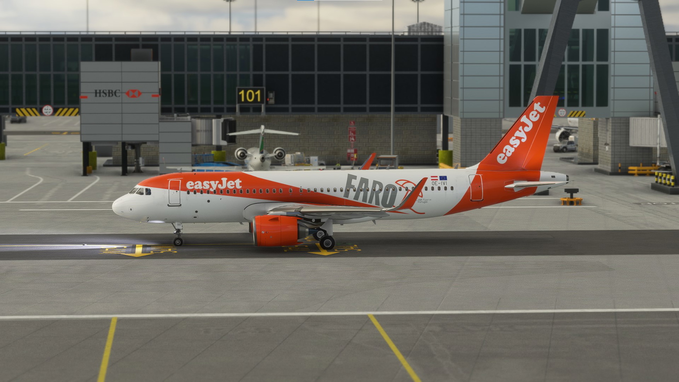 [A32NX]Easyjet Faro Livery OE-IVI 8K for Microsoft Flight Simulator | MSFS