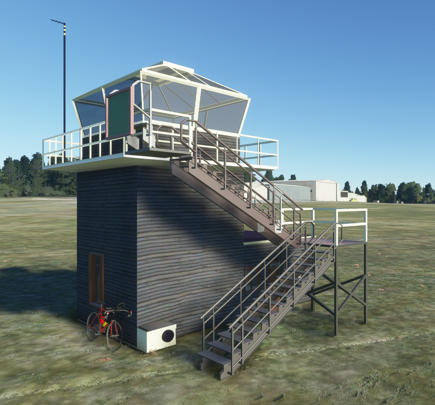 Control Tower - Typical 1930's to 1950's UK local airfield for ...