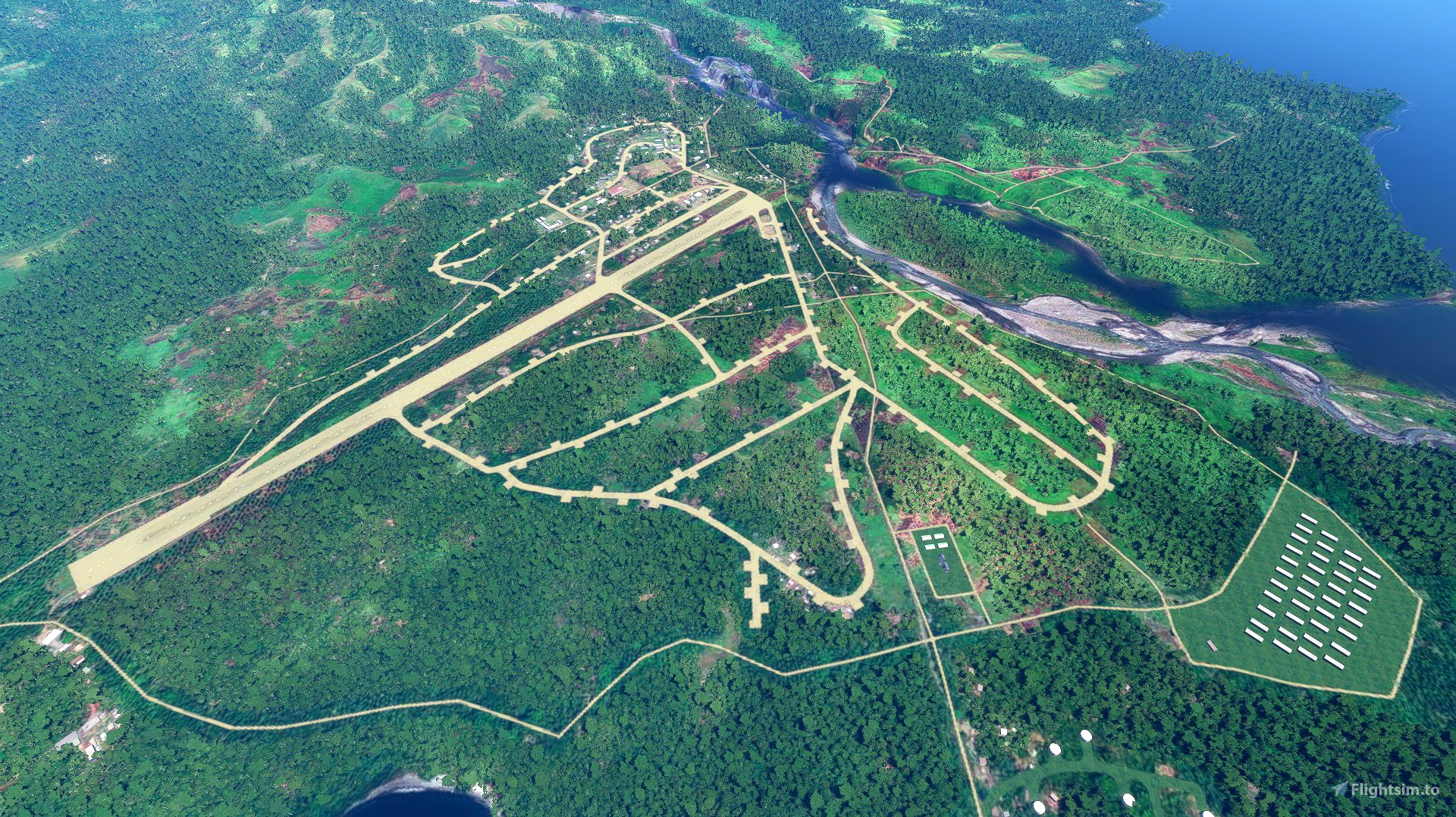 WWII Saidor Airfield - Papua New Guinea » Microsoft Flight Simulator