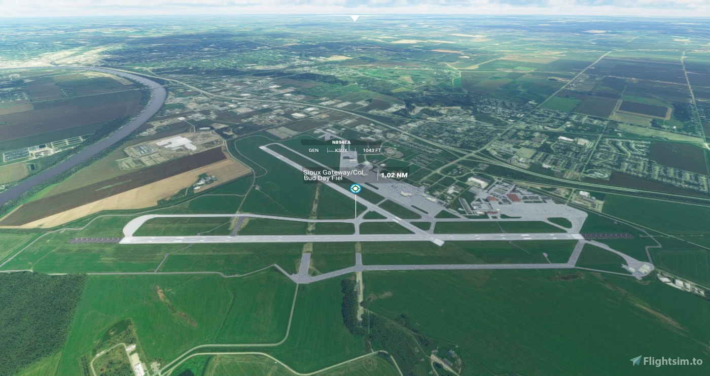 KSUX Sioux Gateway Airport for Microsoft Flight Simulator | MSFS