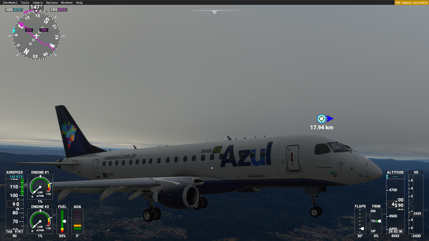 AZUL-E175 for Microsoft Flight Simulator | MSFS