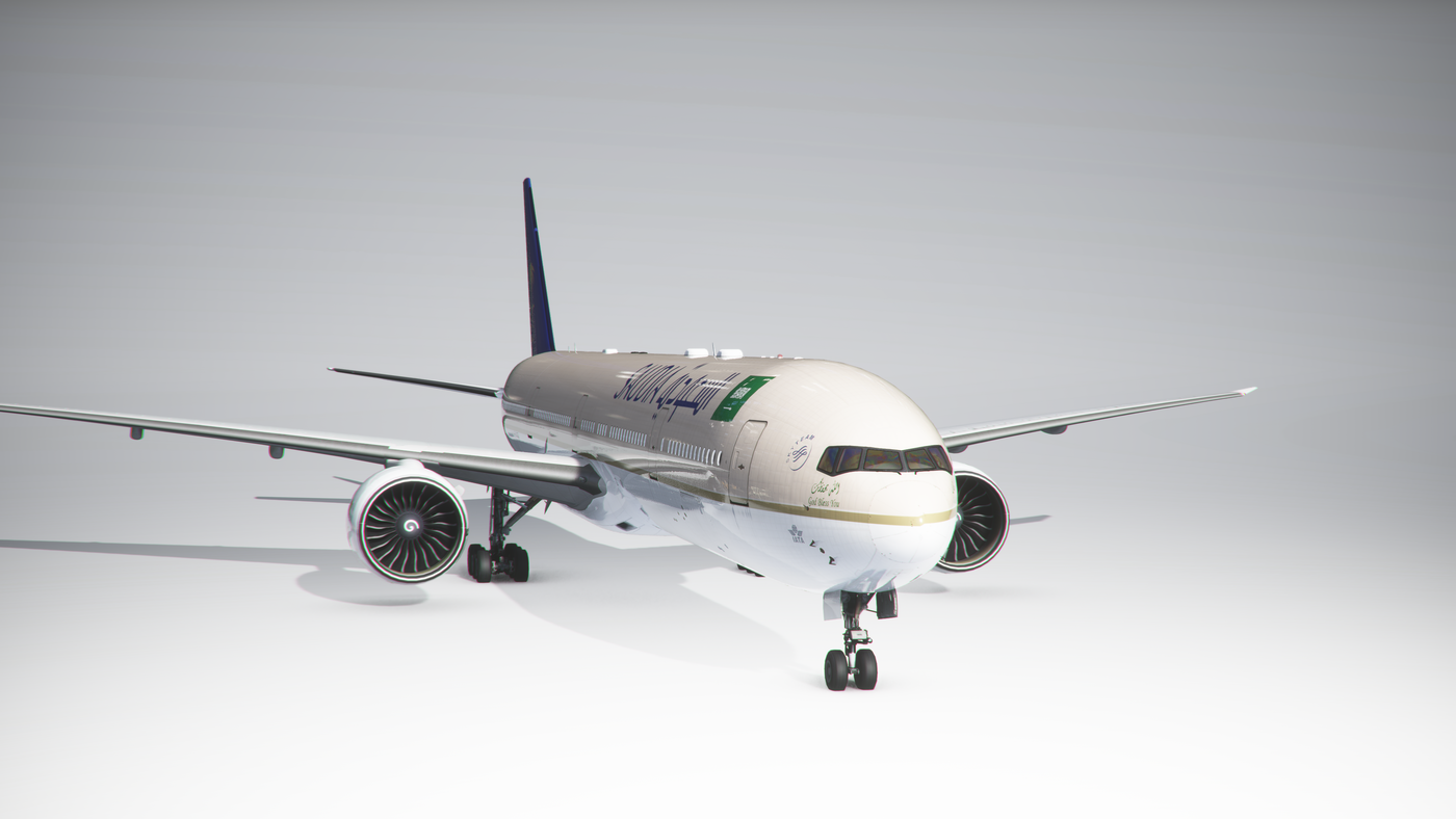 Captain Sim B777-300ER Saudia HZ-AK23 | 4K for Microsoft Flight ...