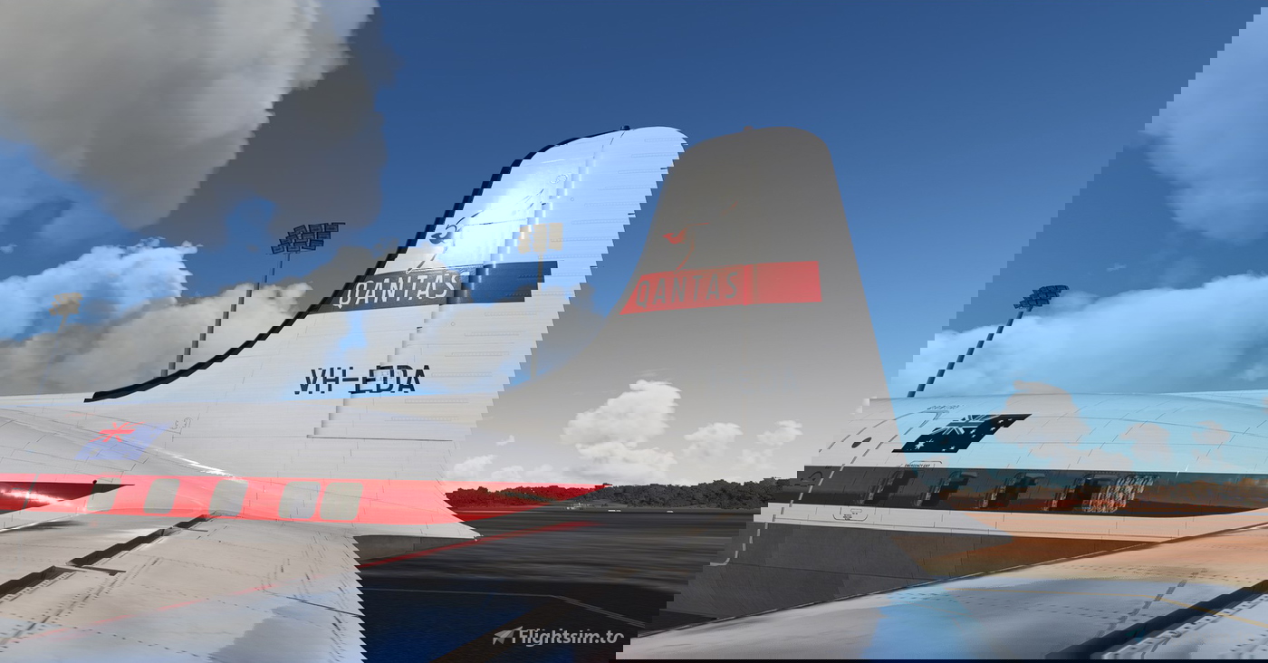 PMDG Qantas Australia's Overseas Airline DC-6B VH-EDA (Fictional) für ...